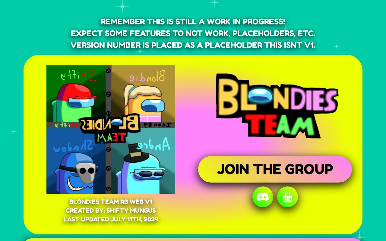Offical Blondies Team RB Website